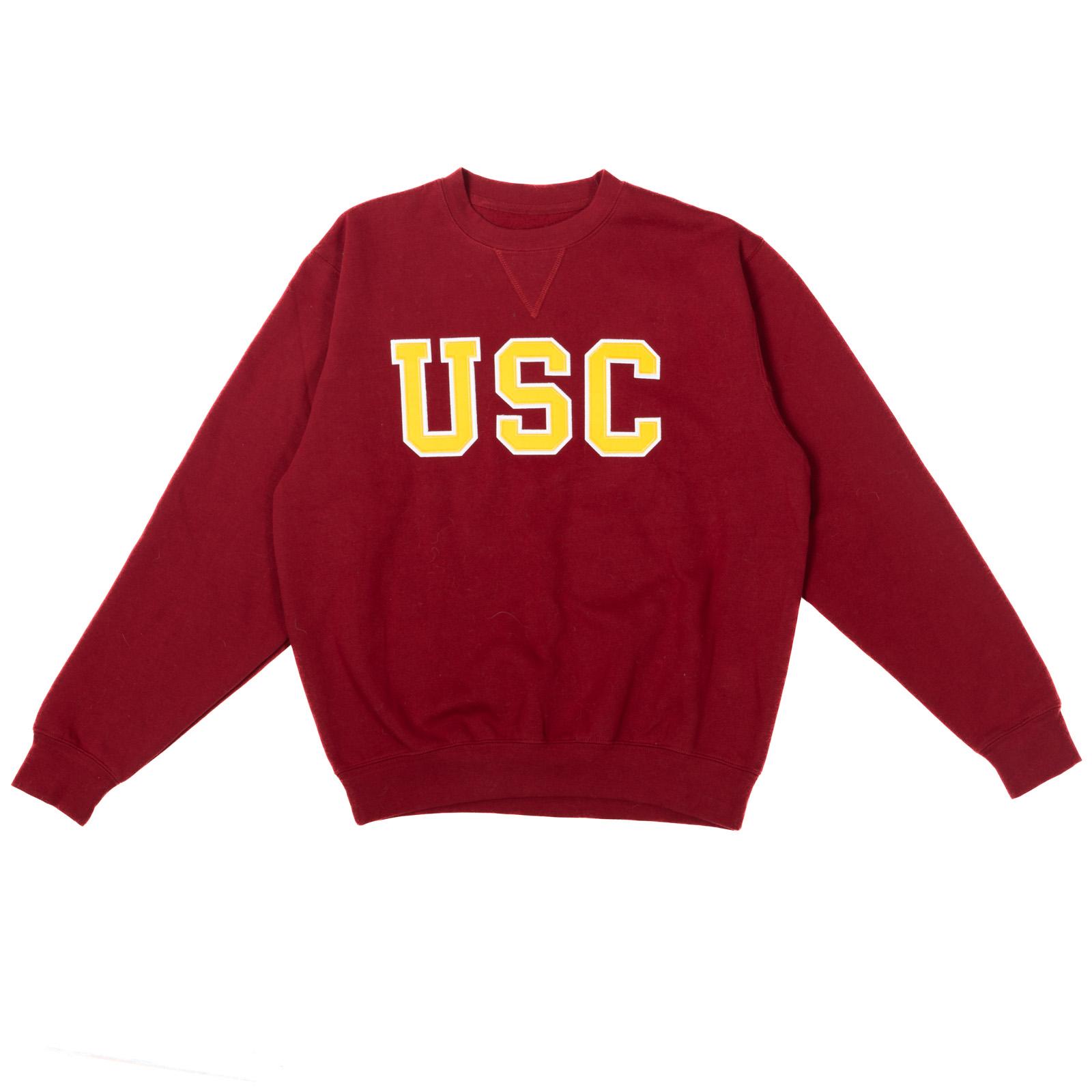 USC Trojan Basics Heritage Tackle Twill Fleece Sweatshirt| USC Bookstores