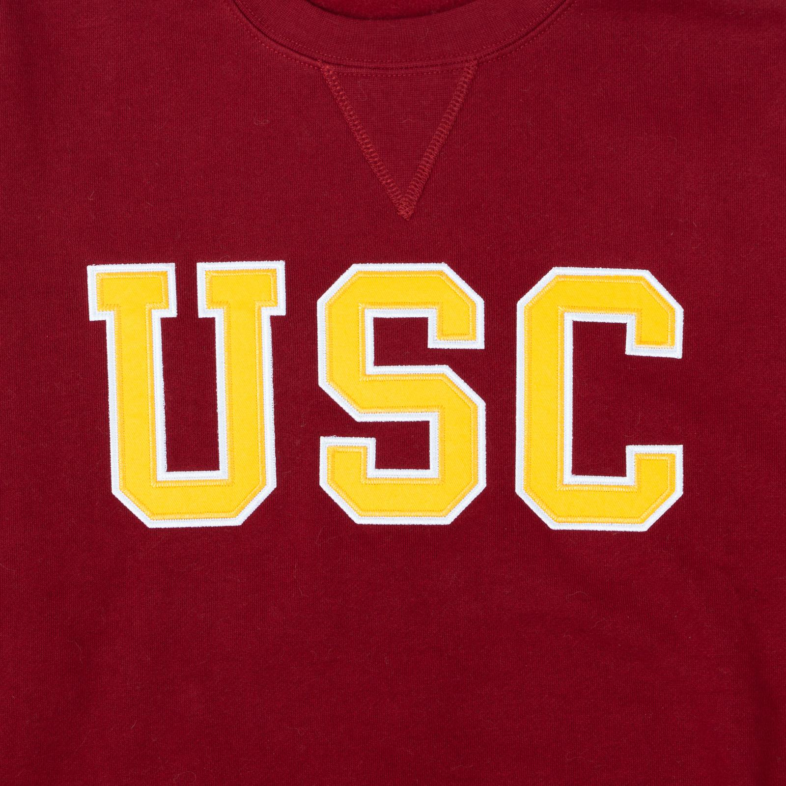 USC Trojan Basics Heritage Tackle Twill Fleece Sweatshirt| USC Bookstores
