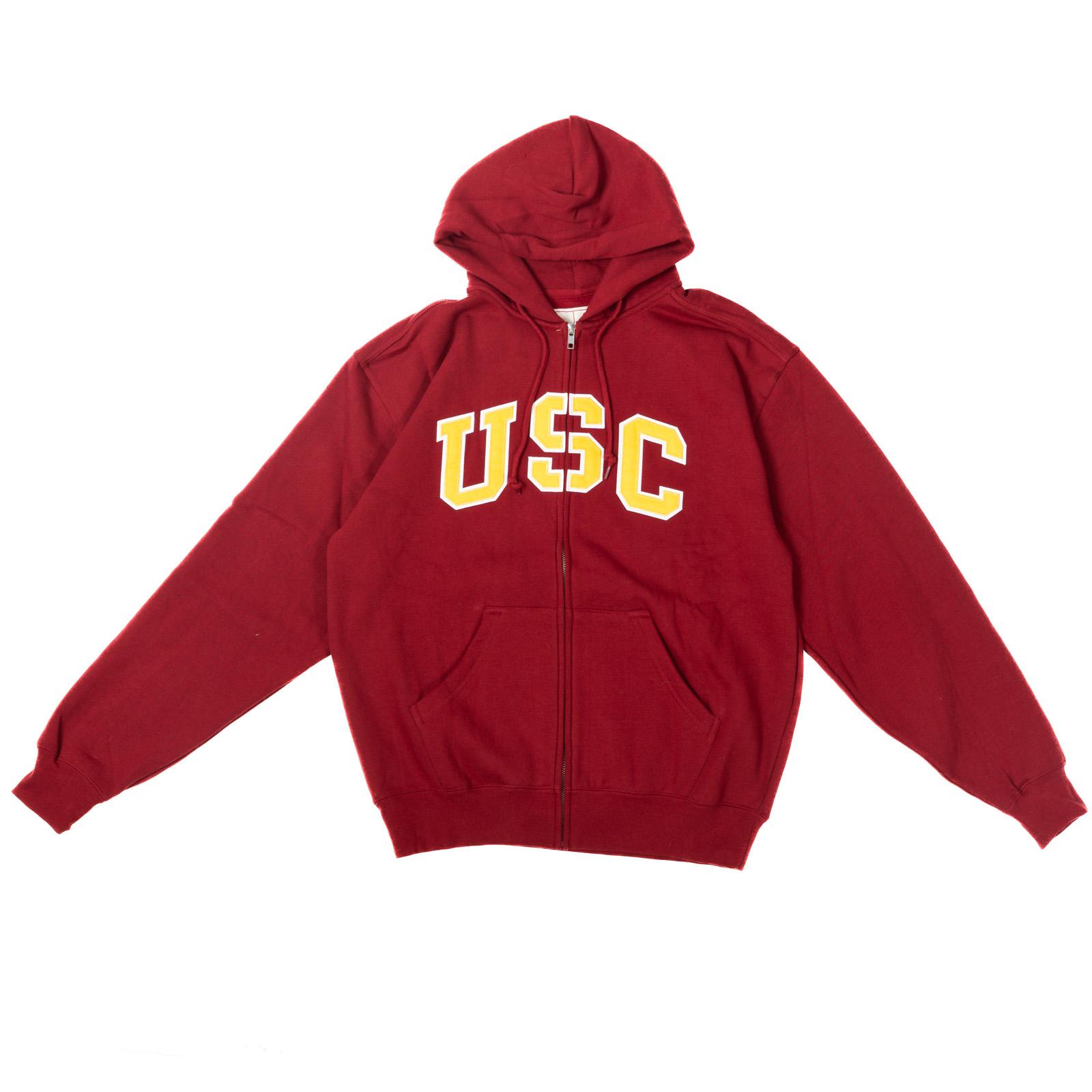 USC Trojan Basics Heritage Full-Zip Fleece Hoodie | USC Bookstores