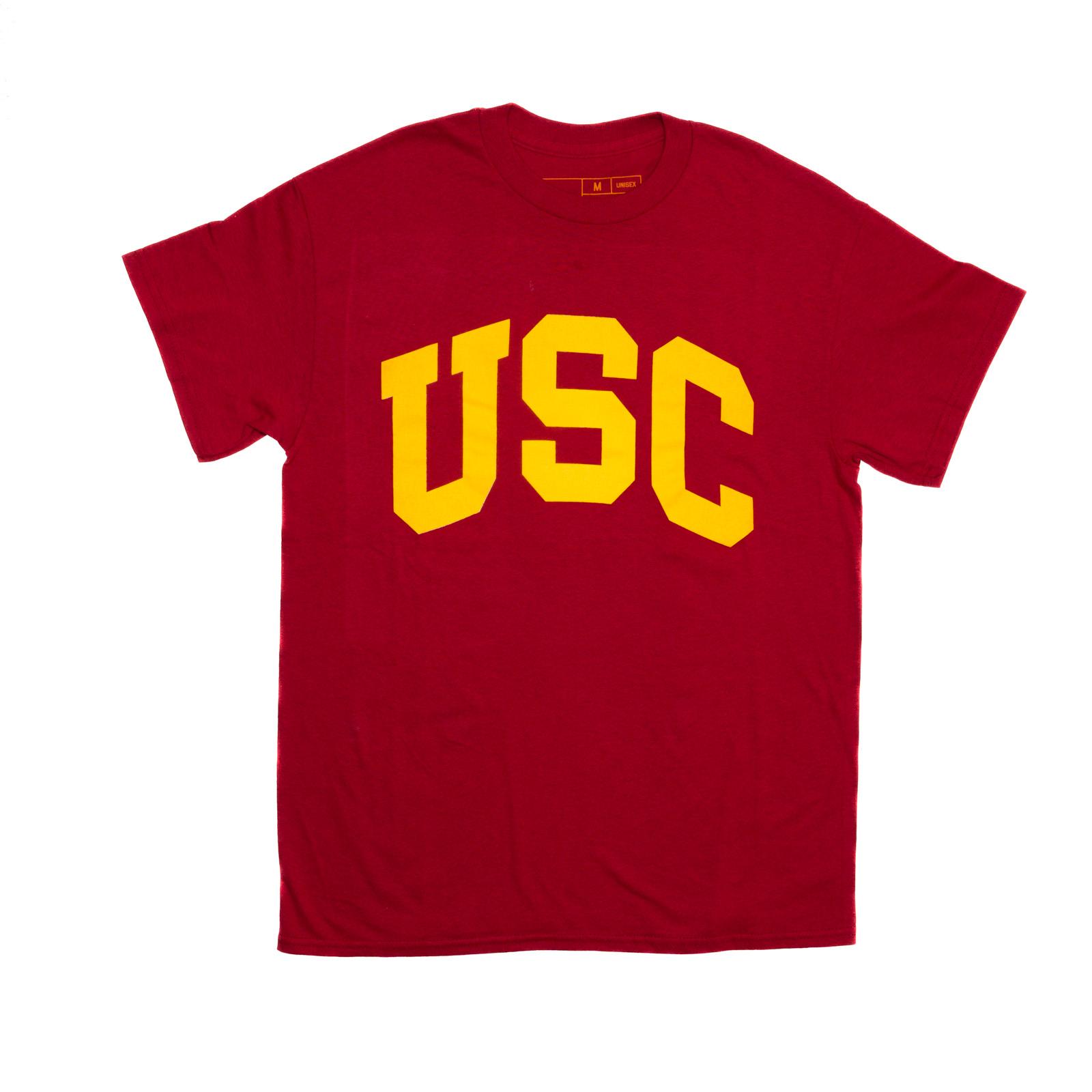 USC Trojan Basics Heritage Cardinal Arch T-Shirt | USC Bookstores