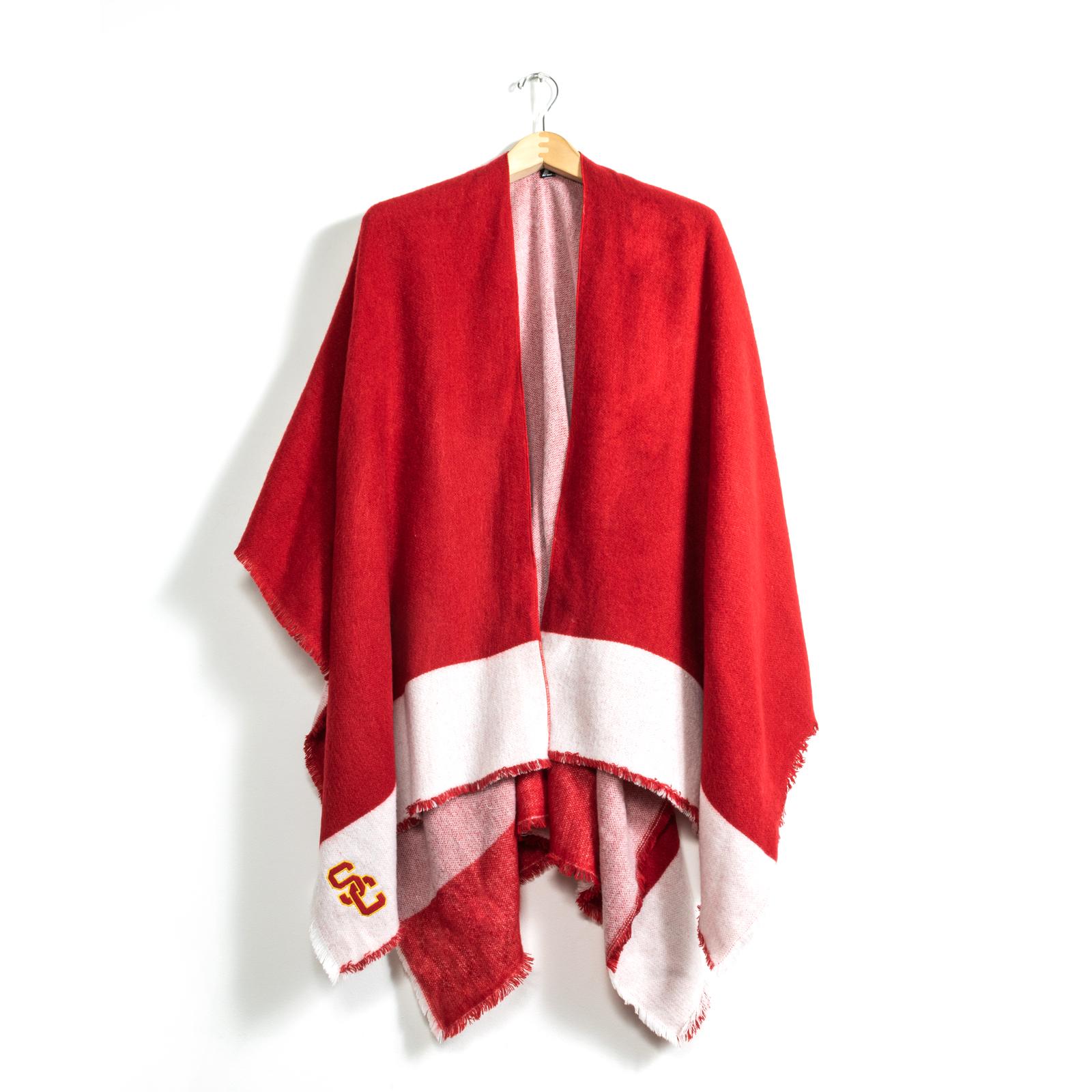 USC Trojans Women's Cardinal SC Interlock Sideline Wrap | USC Bookstores