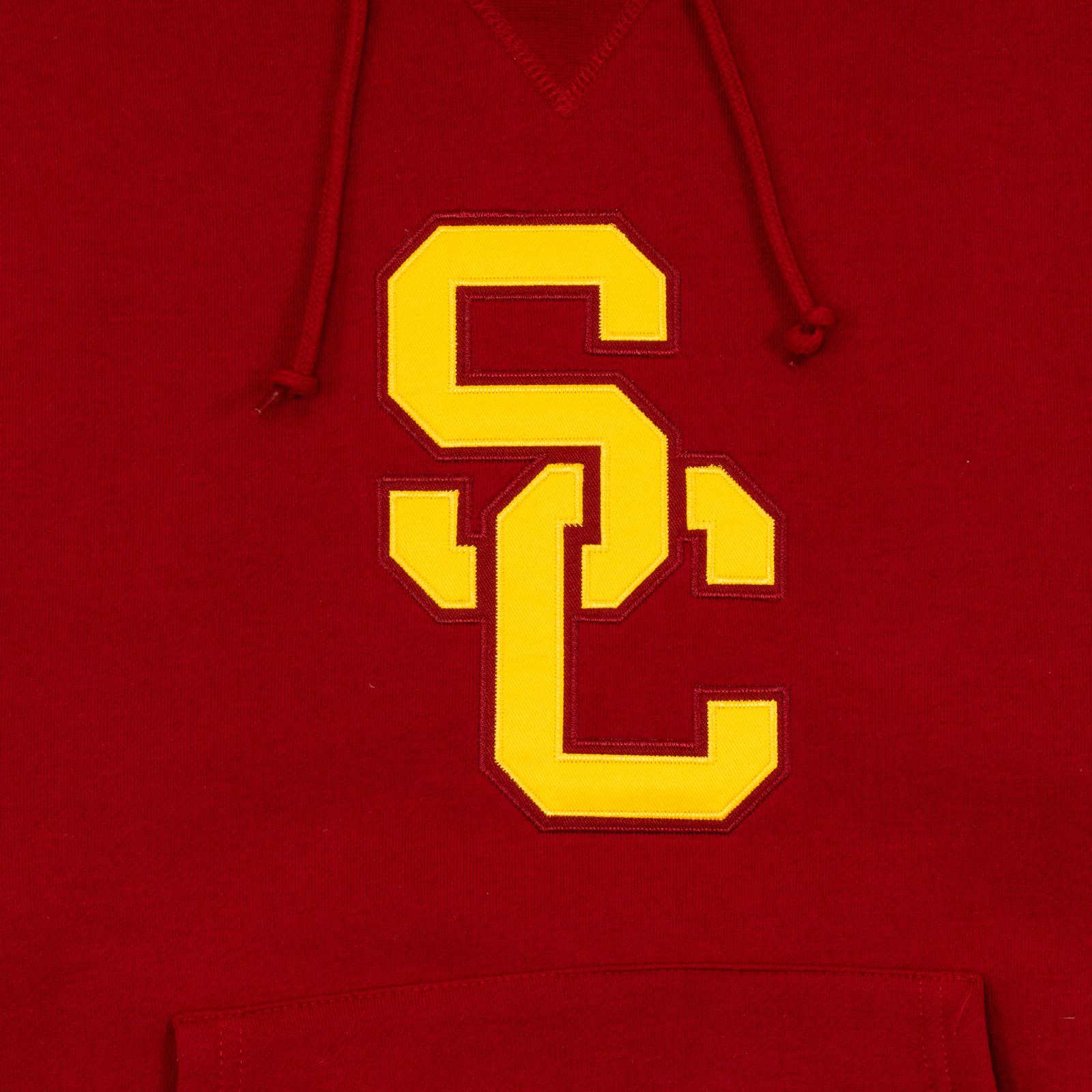 USC Trojans Team Trojan Cardinal SC Interlock Tackle Twill Fleece ...