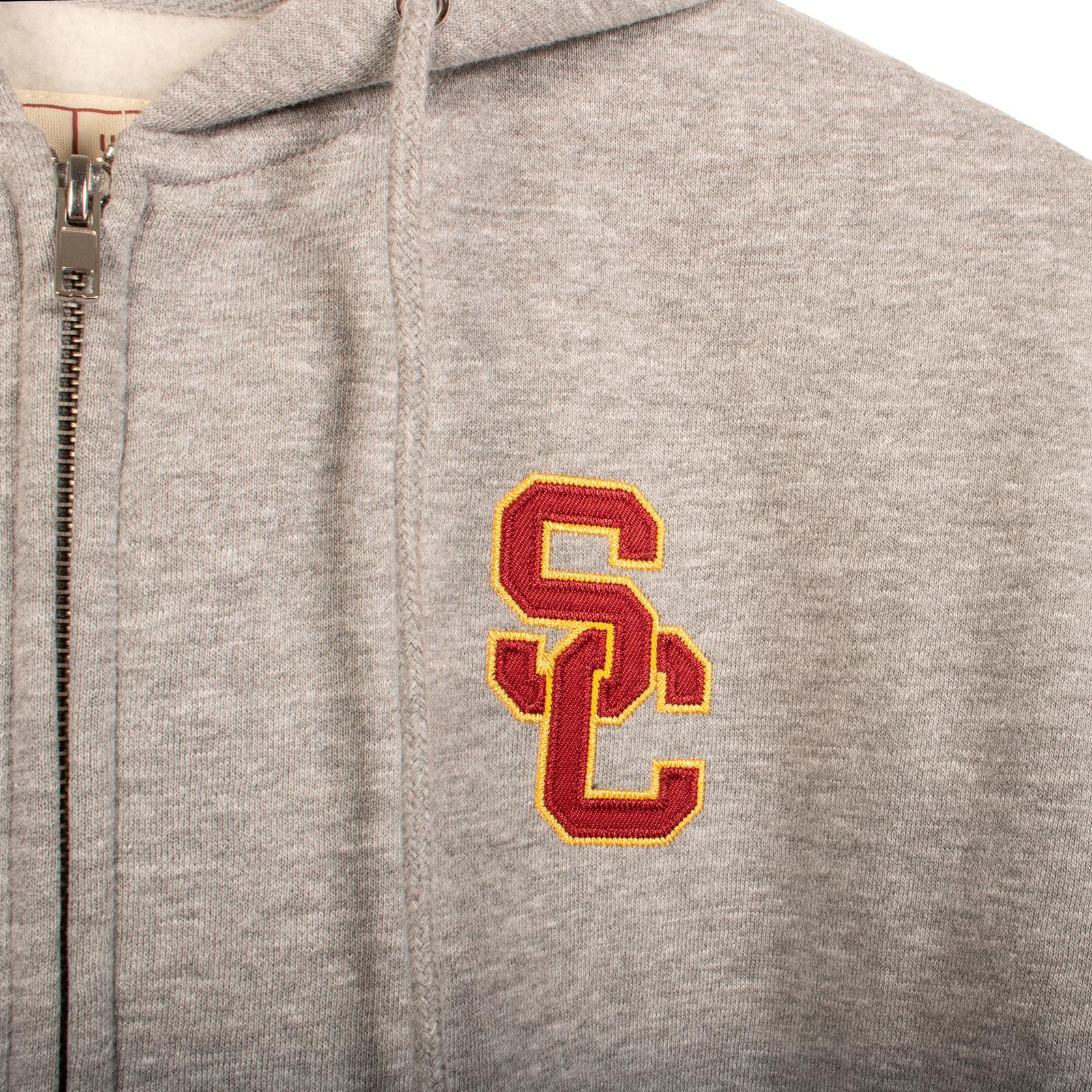 USC Trojans Team Trojan Oxford SC Interlock Tackle Twill Full Zip ...
