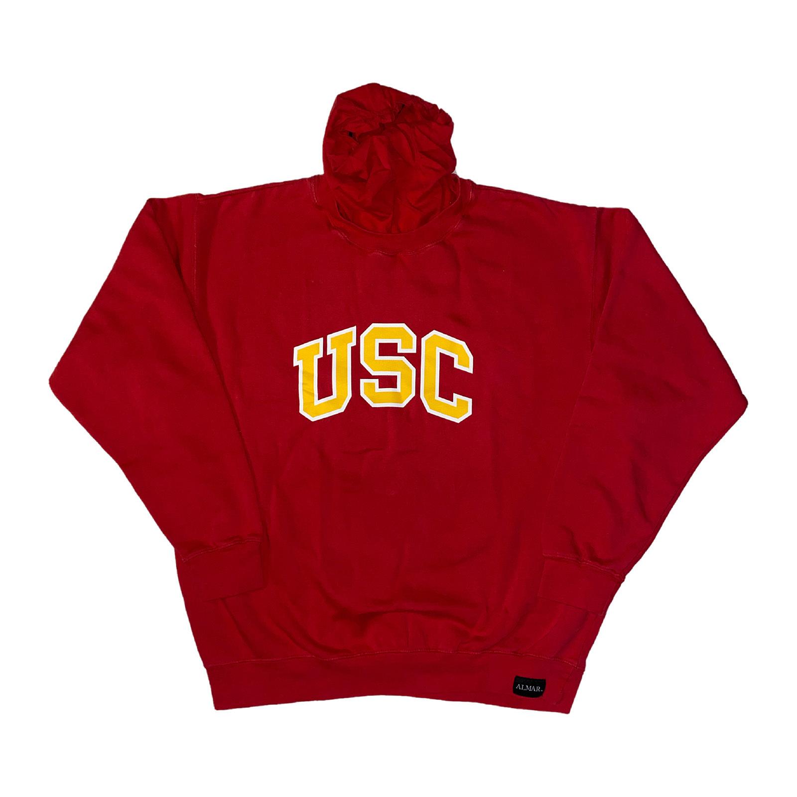 USC Trojans Men's Almar Cardinal Arch Crew Neck Sweatshirt | USC Bookstores