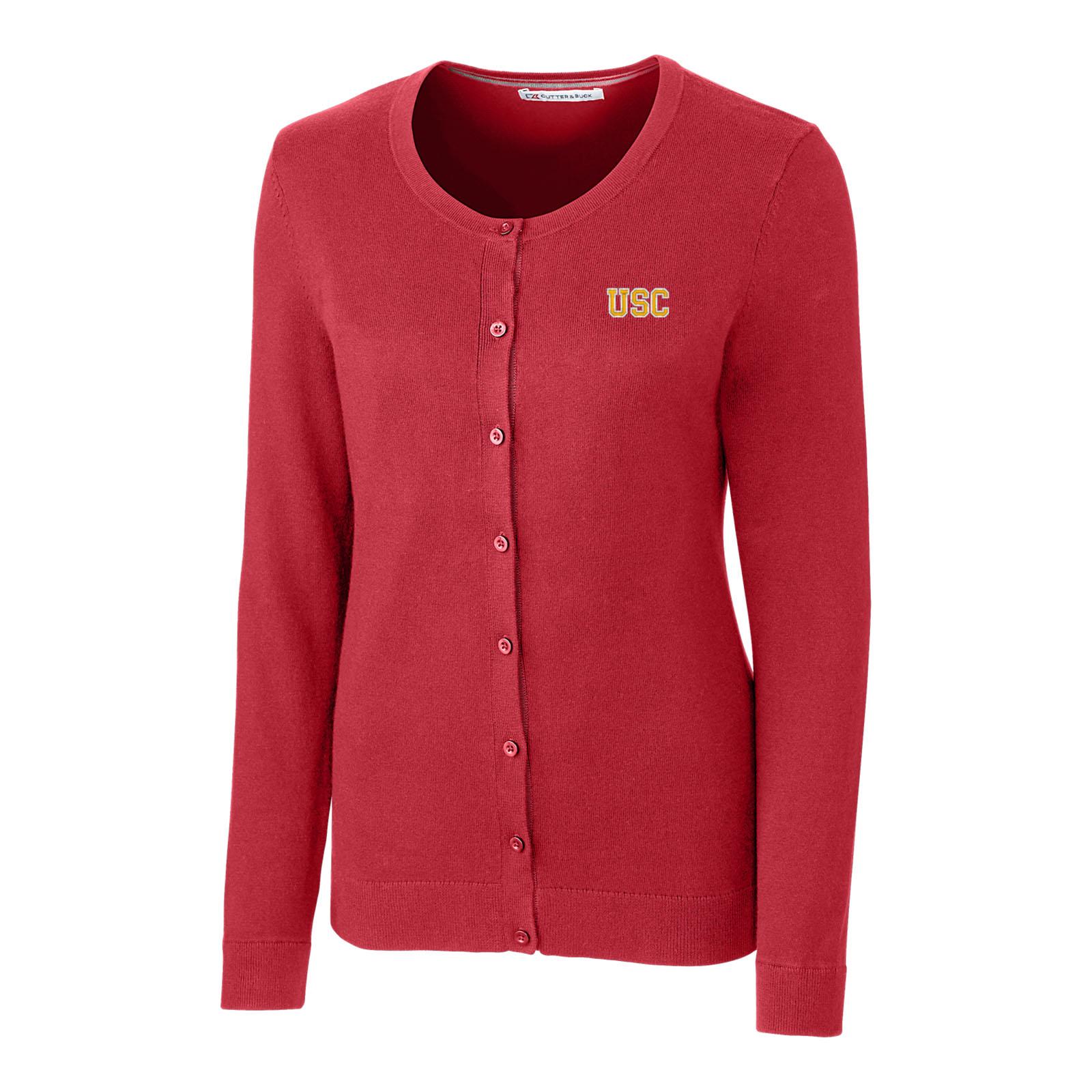 USC Trojans Women's Cardinal Lakemont Cardigan | USC Bookstores