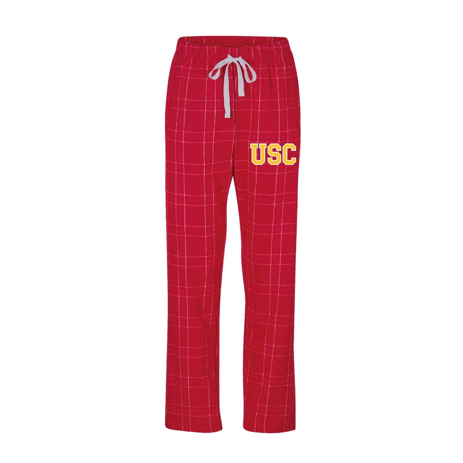 USC Trojans Women's Cardinal Haley Flannel Pant | USC Bookstores