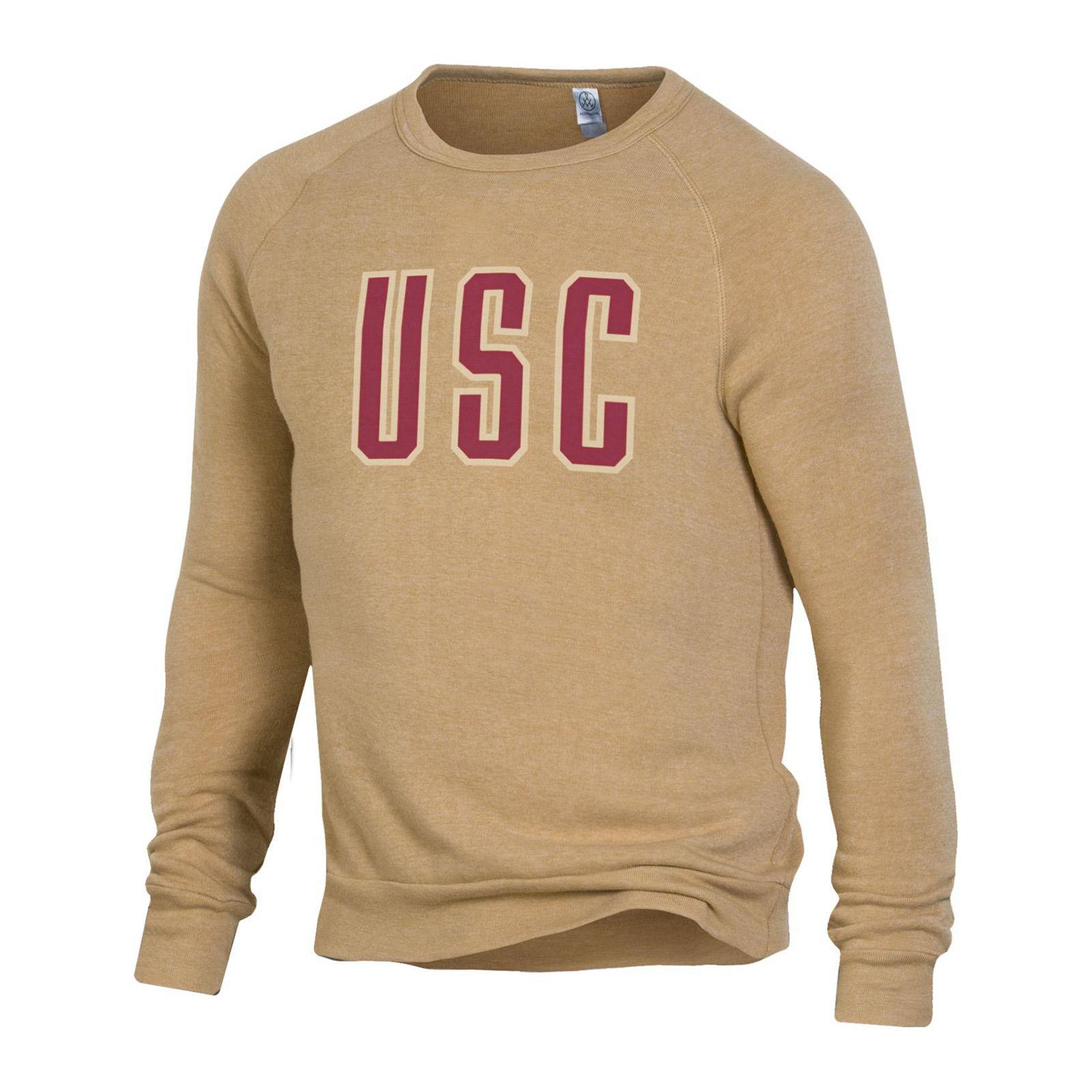 USC Trojans Gold Champ Crew Neck Sweatshirt | USC Bookstores