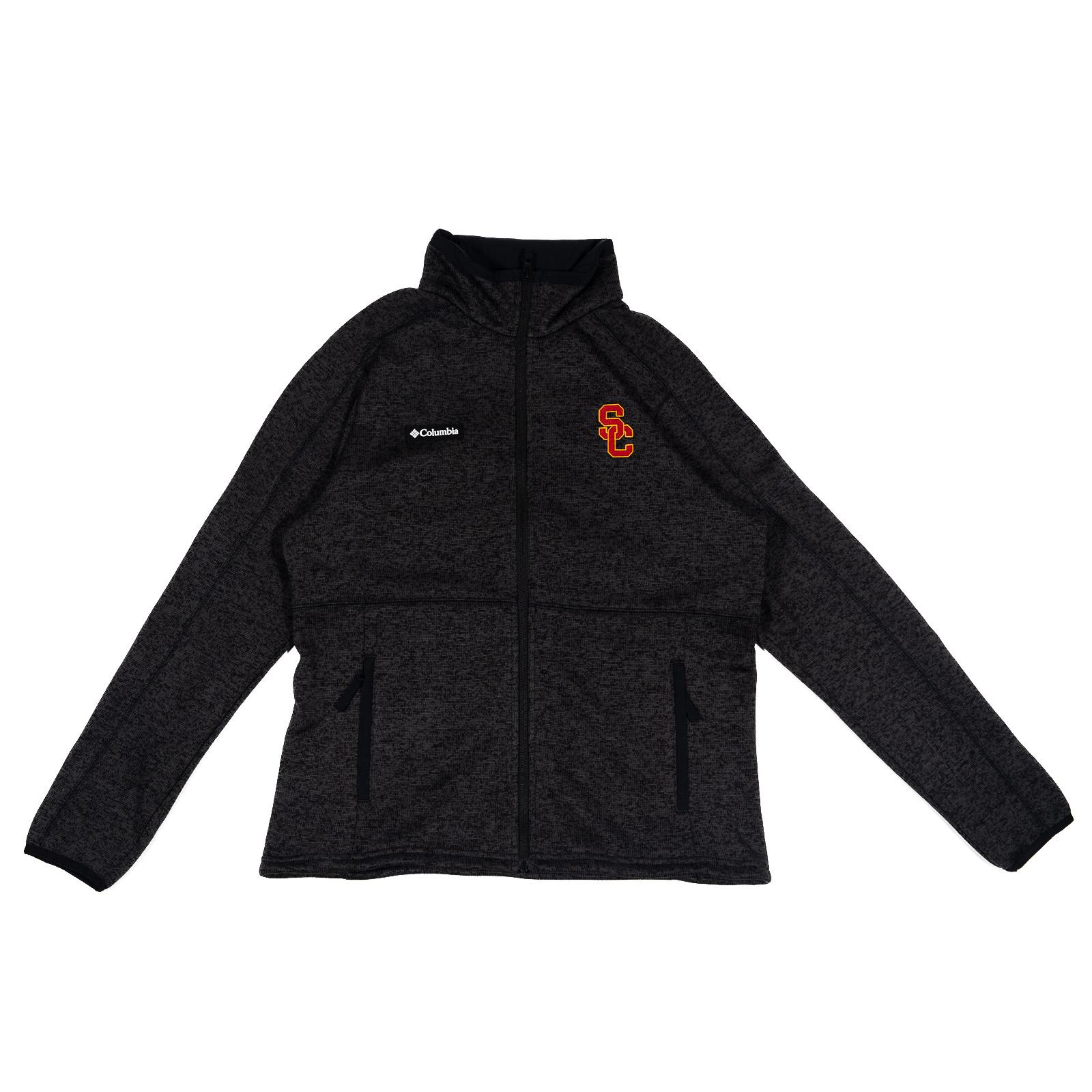 USC Trojans Women's Columbia Black SC Interlock Sweater Weather Fleece ...