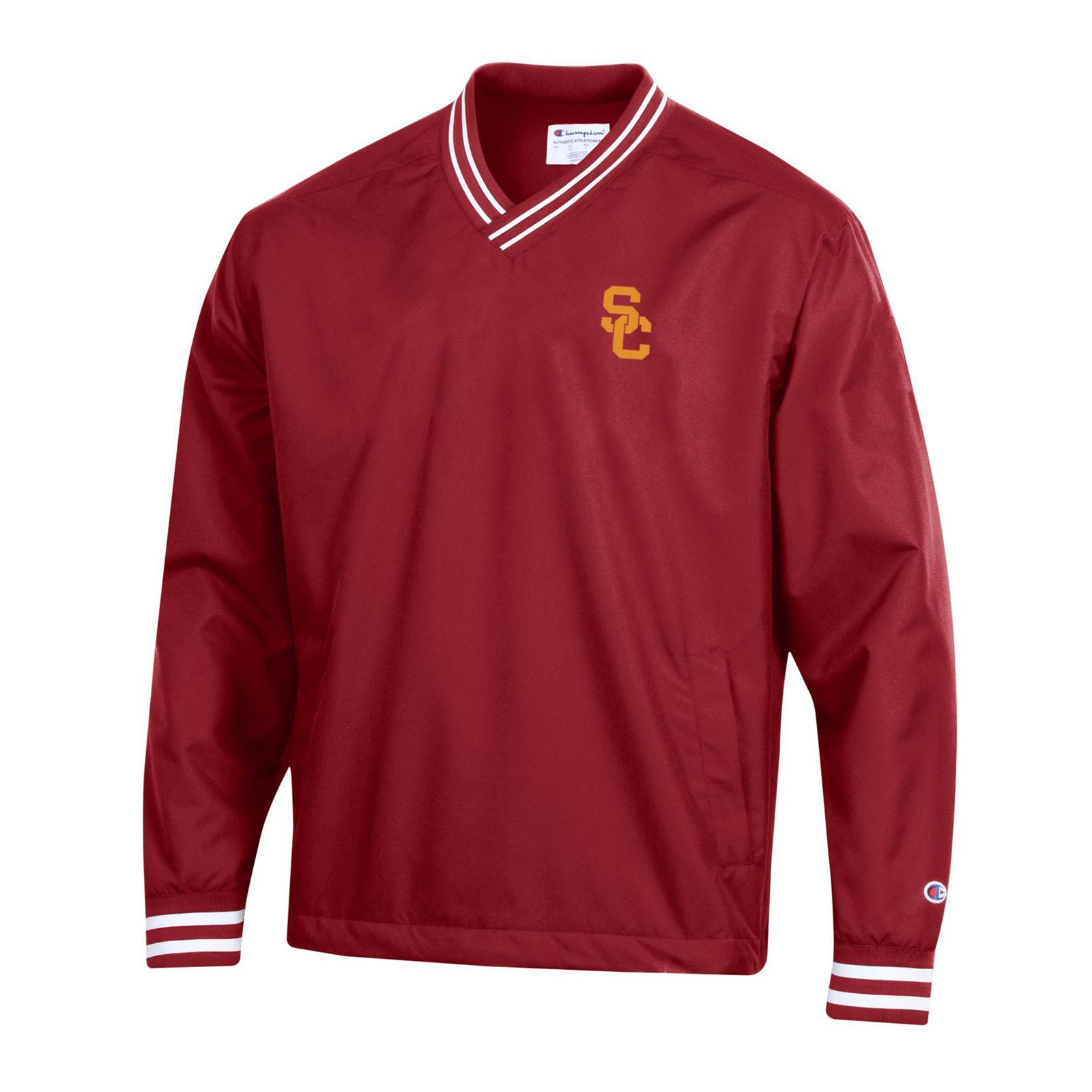 USC Trojans Men's Champion Cardinal Super Fan Scout Jacket | USC Bookstores