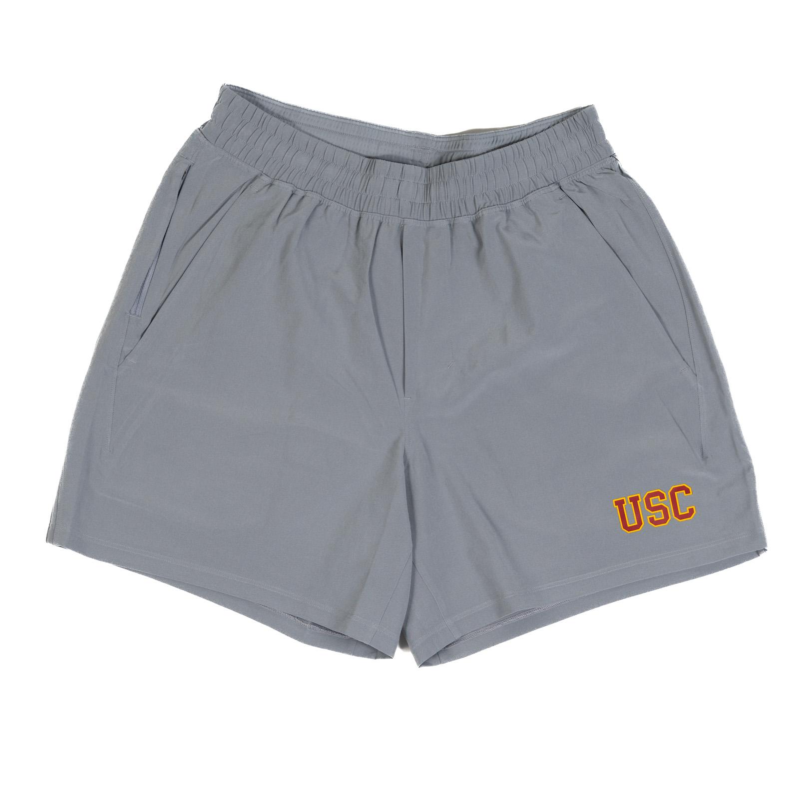 USC Trojans Men's lululemon Gray Pace Breaker 5" Linerless Short | USC ...