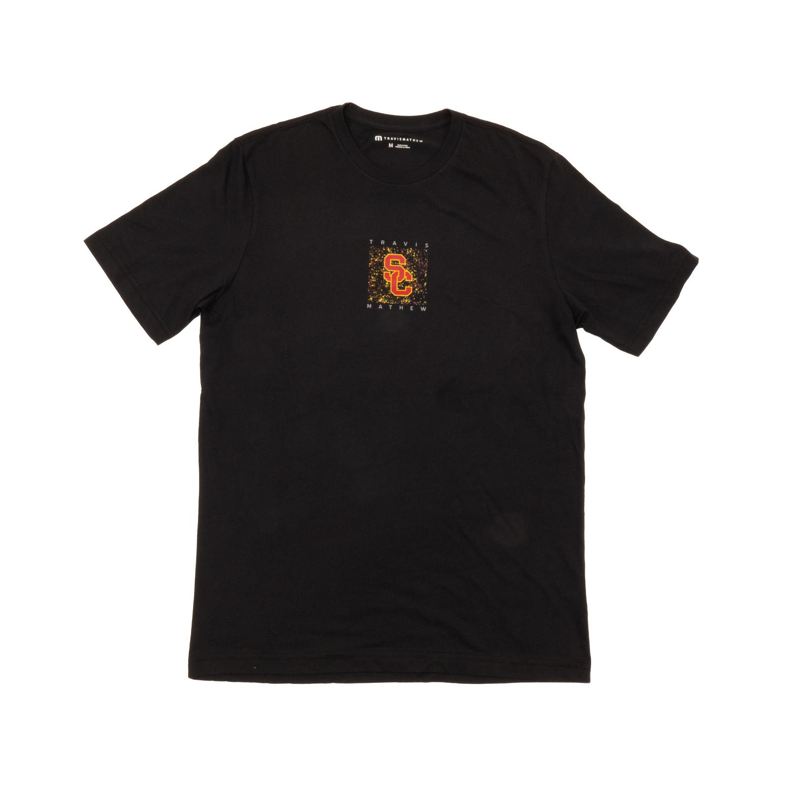 USC Trojans Men's Black SC Interlock School Spirit T-Shirt | USC Bookstores