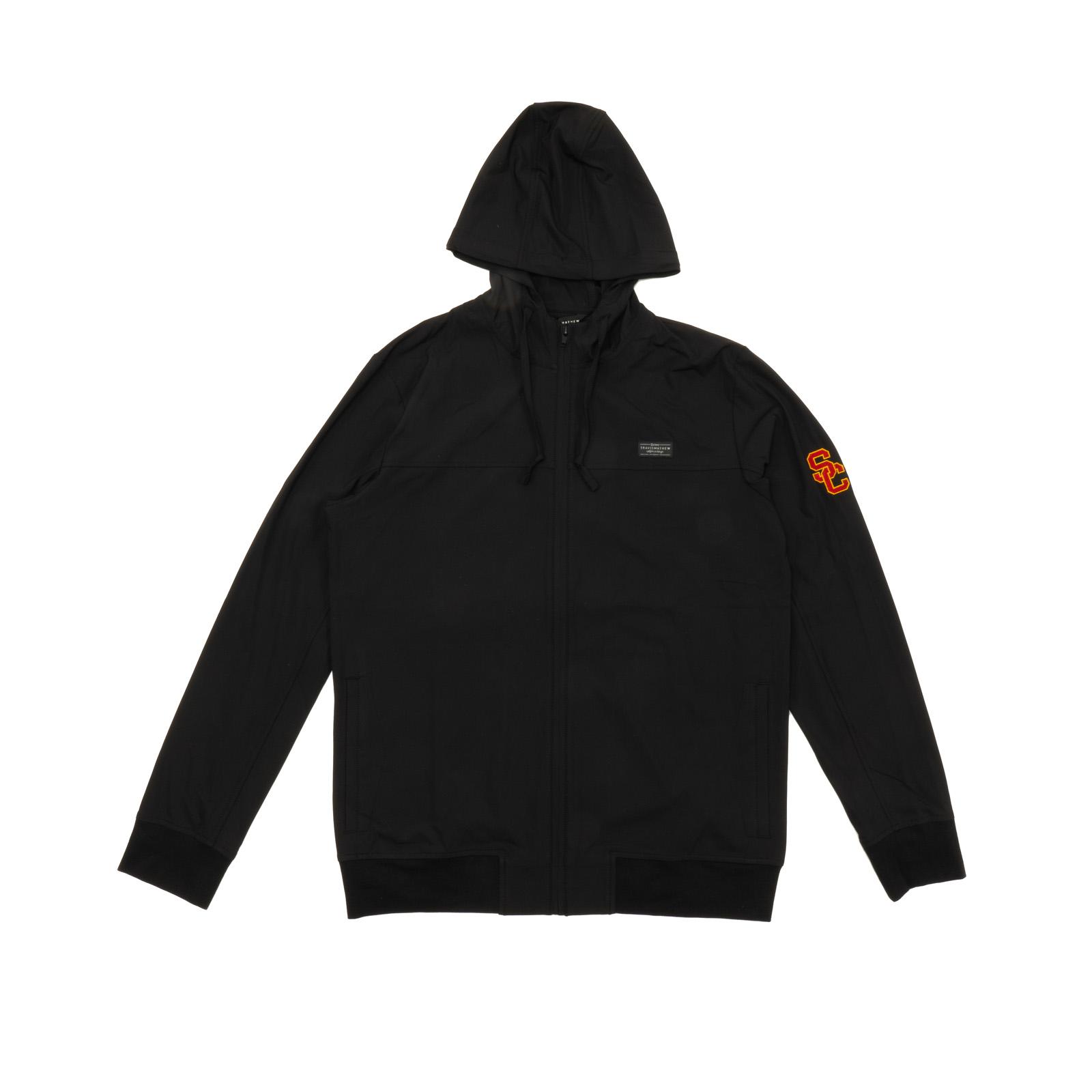 USC Trojans Men's Black SC Interlock Wanderlust Full-Zip Hoodie | USC ...