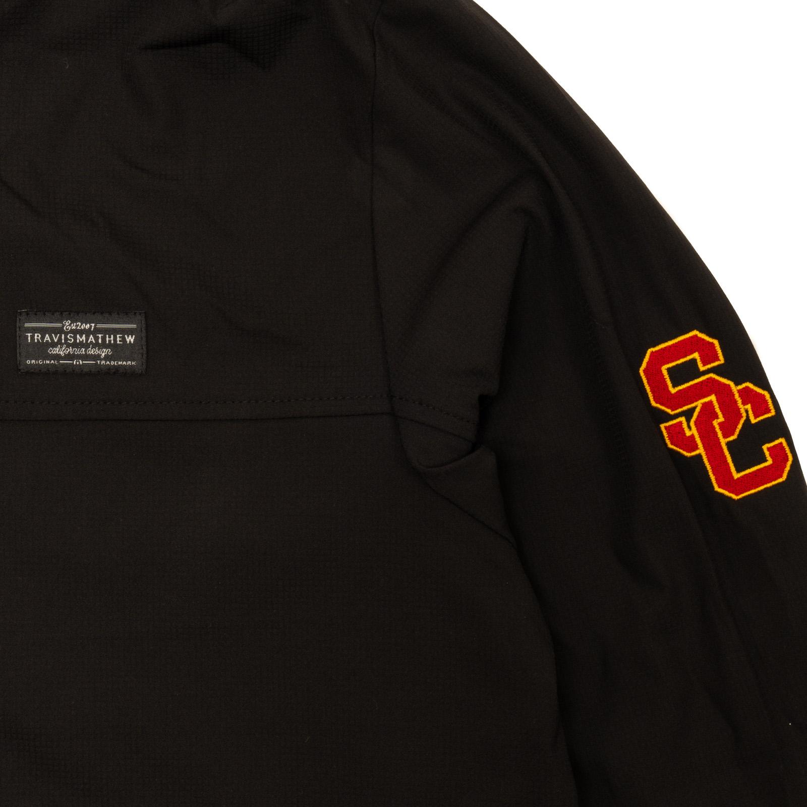 USC Trojans Men's Black SC Interlock Wanderlust Full-Zip Hoodie | USC ...