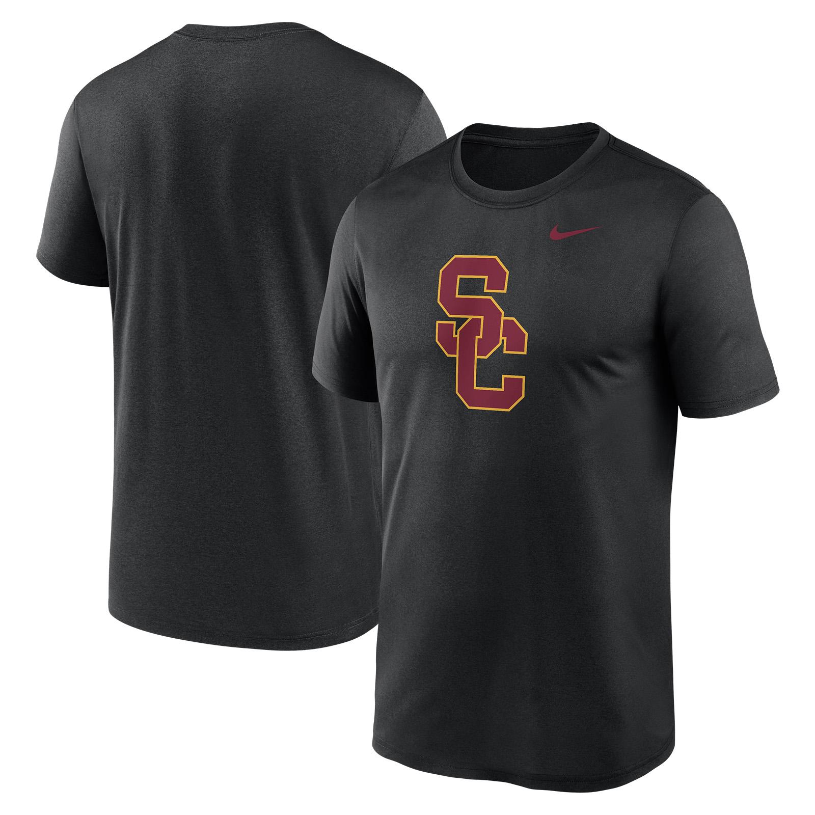USC Trojans Men's Nike Black SC Interlock Mens Dri-FIT Legend T-Shirt ...