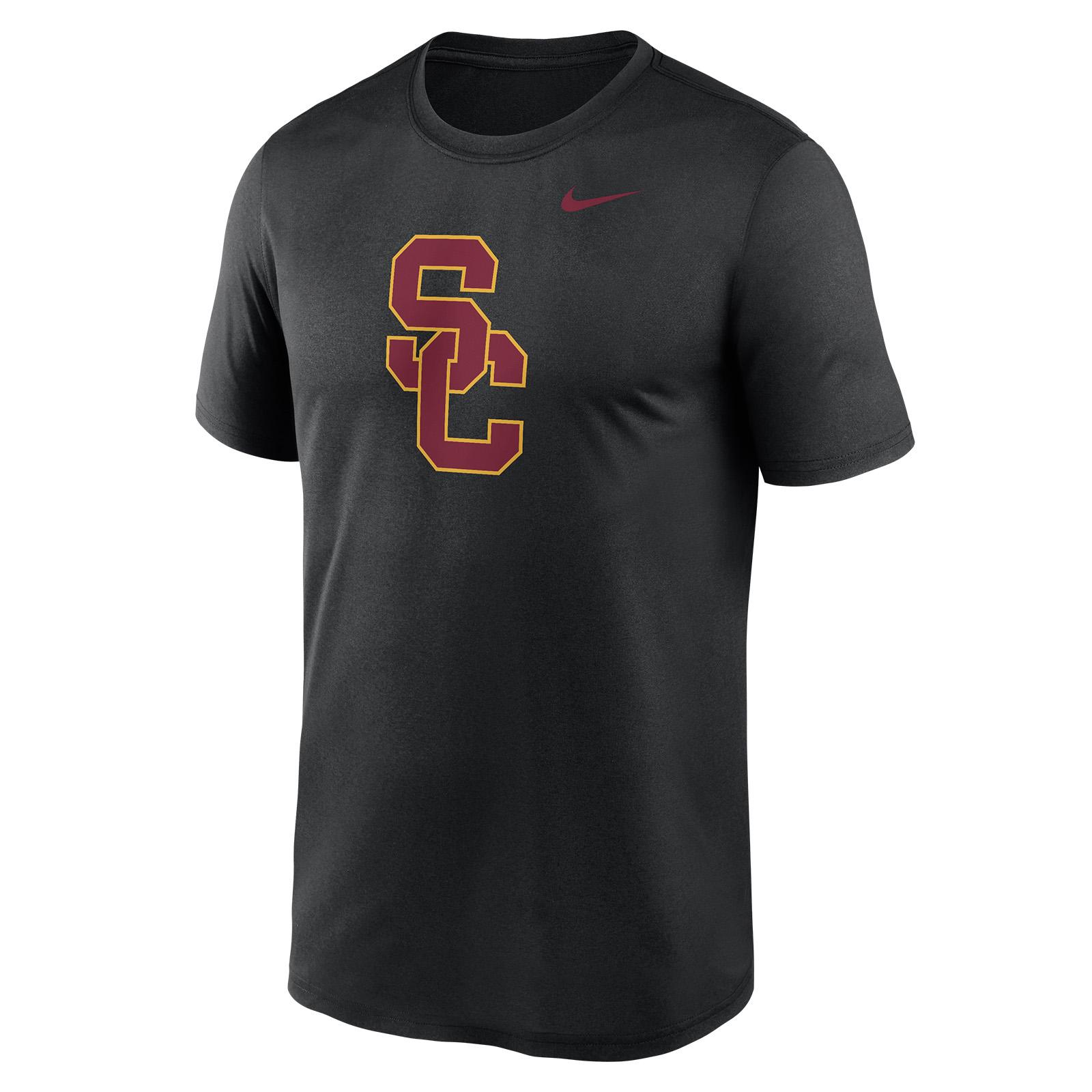 USC Trojans Men's Nike Black SC Interlock Mens Dri-FIT Legend T-Shirt ...