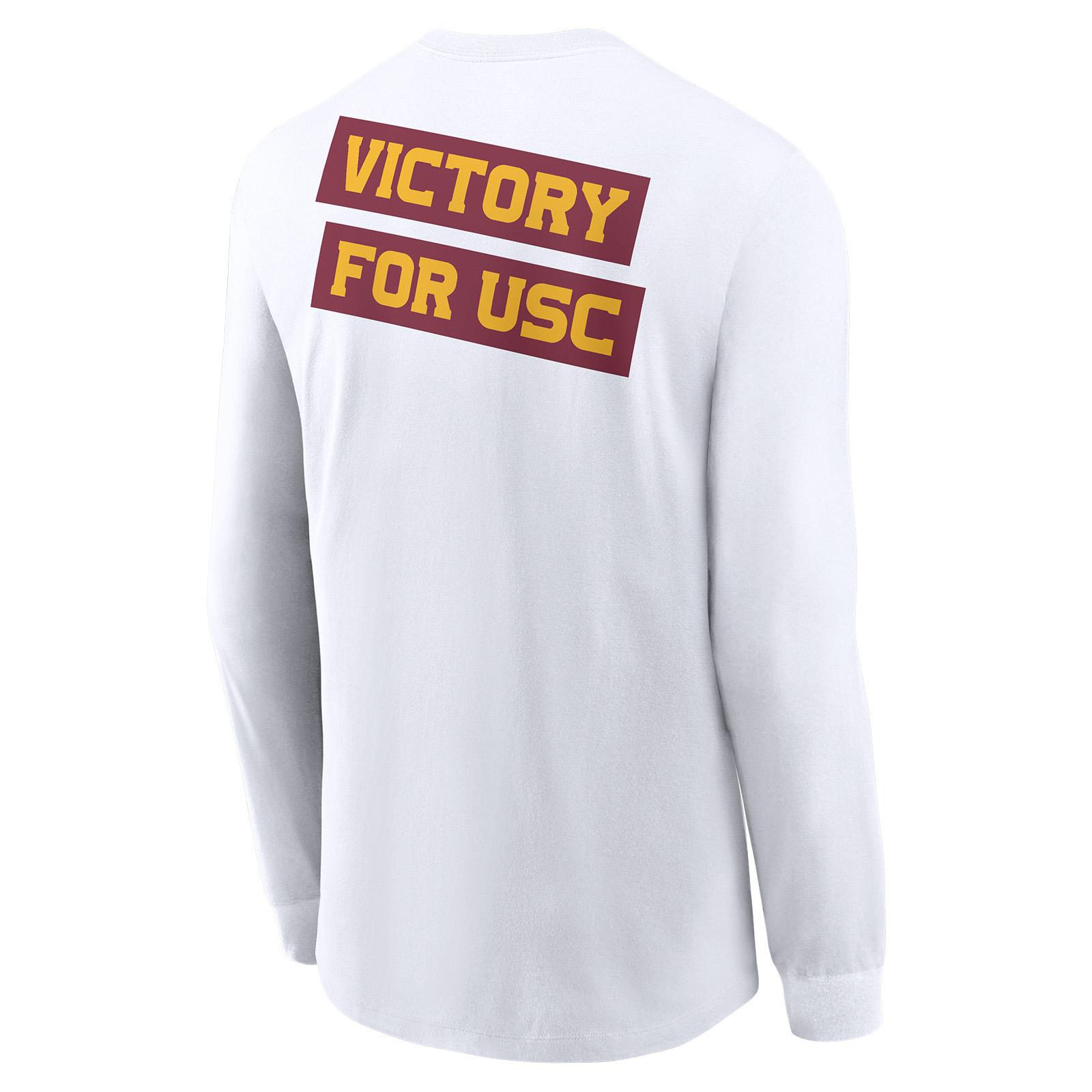 USC Trojans Men's Nike White SC Interlock Cotton 2-Hit Classic Location ...