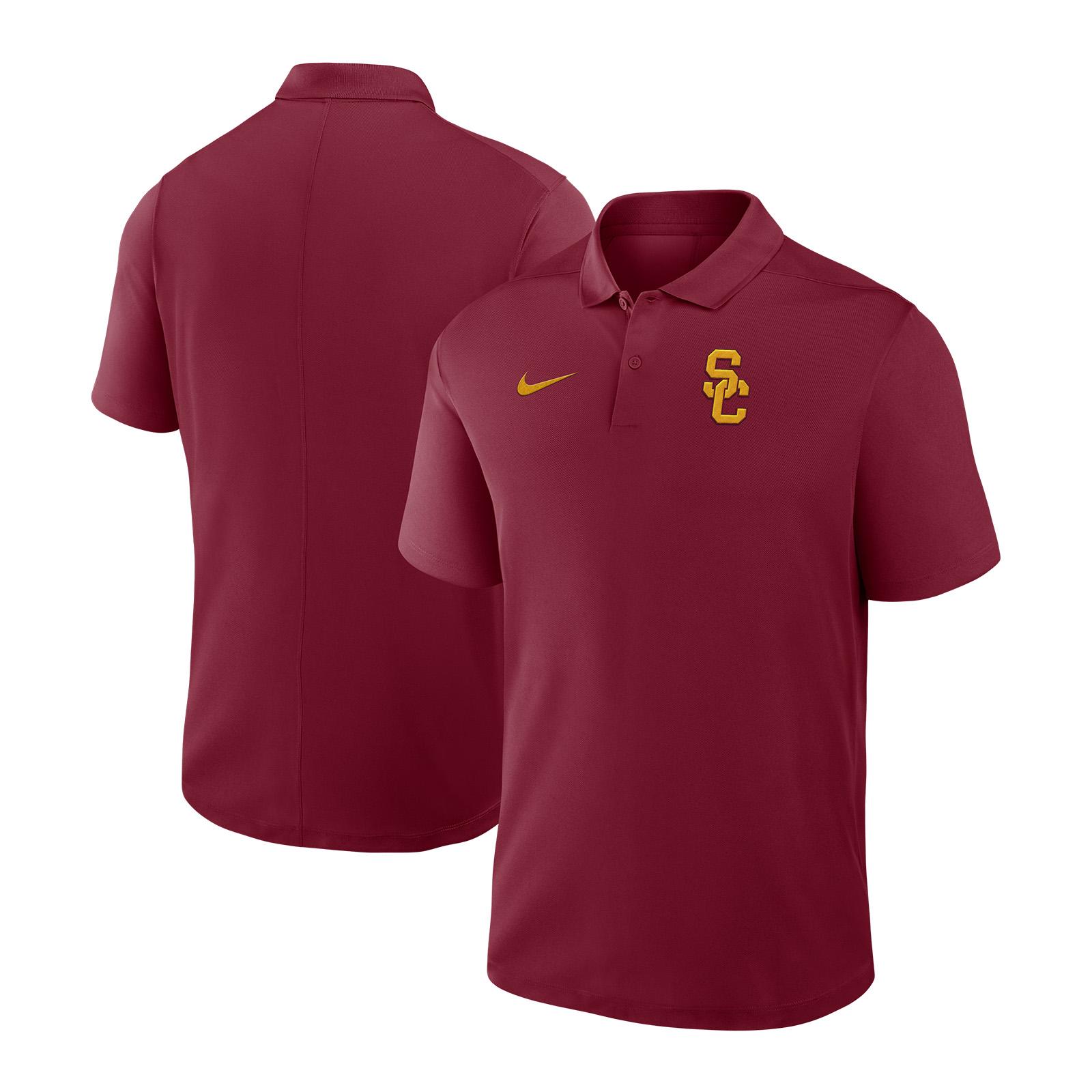 USC Trojans Men's Nike Cardinal SC Interlock Dri-FIT Victory Polo | USC ...