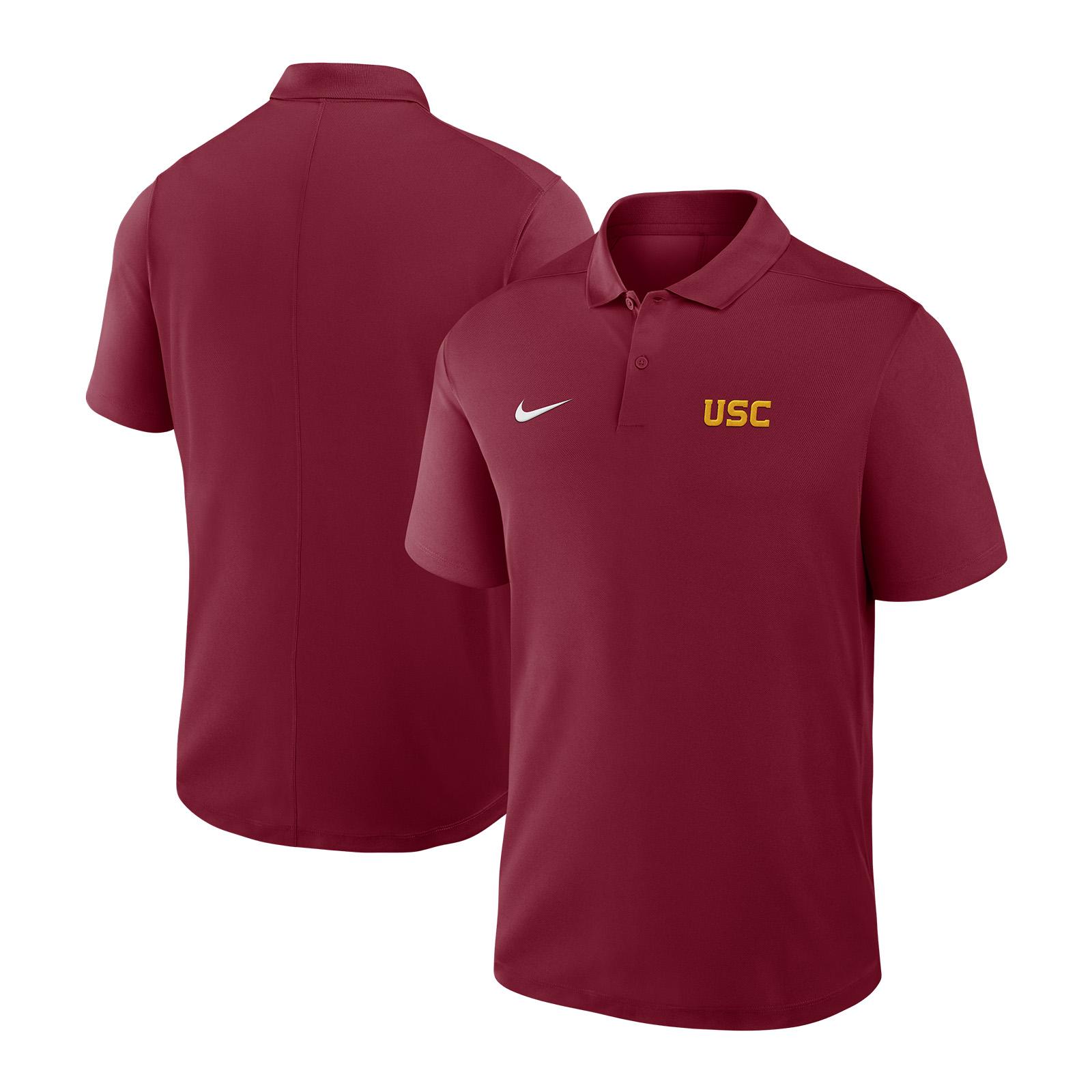 USC Trojans Men's Nike Cardinal Dri-FIT Victory Polo | USC Bookstores