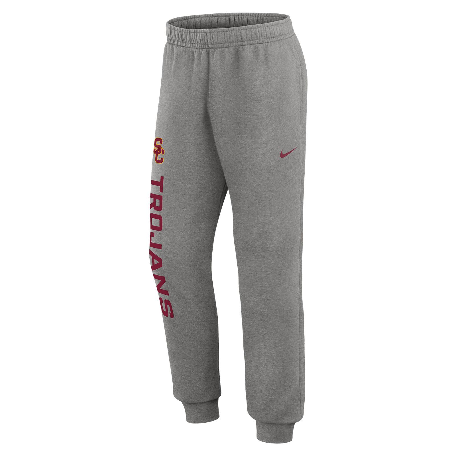 USC Trojans Men's Nike Gray Trojans Club Fleece Jogger Pant | USC ...
