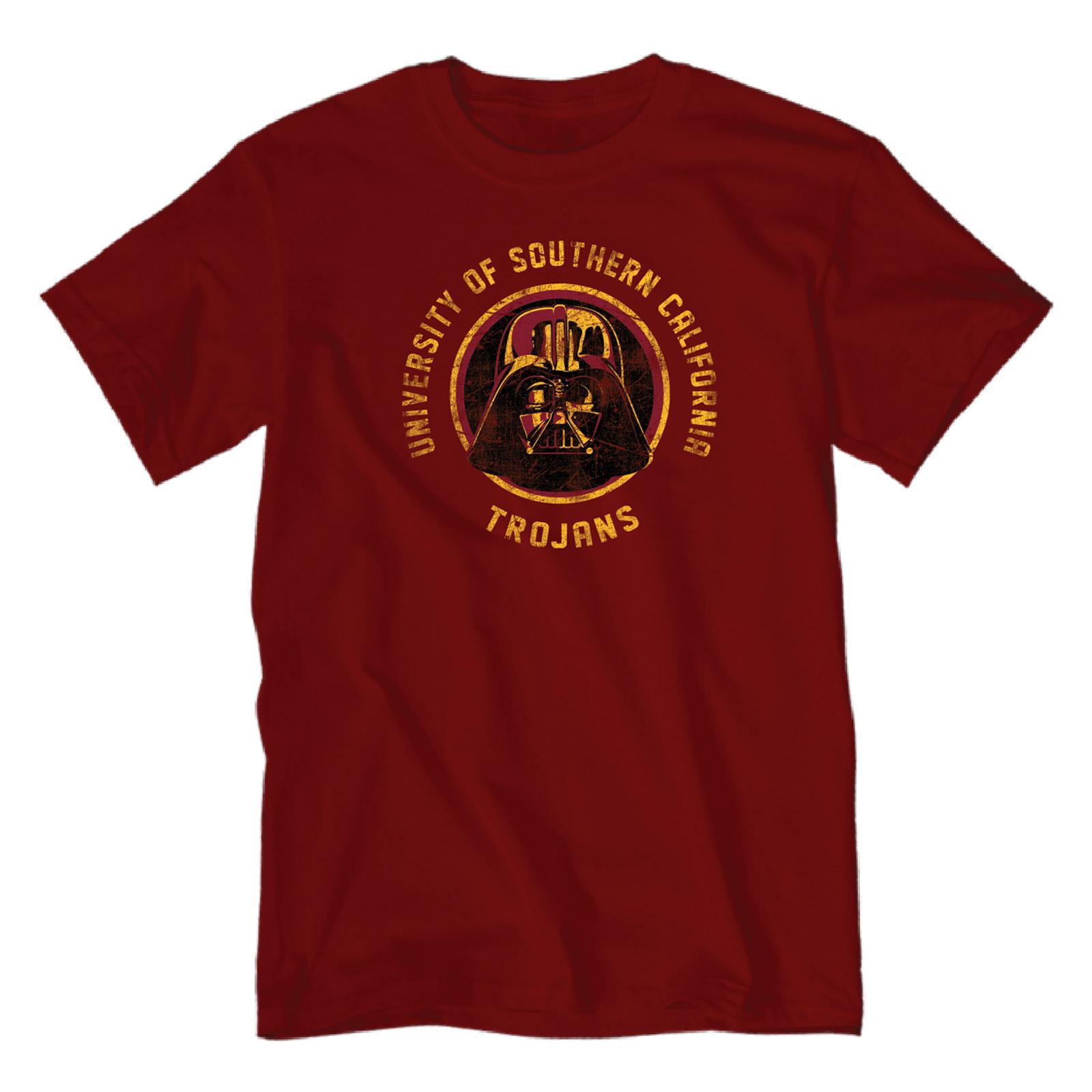 USC Trojans Unisex Cardinal Star Wars Circle of Darth T-Shirt | USC ...
