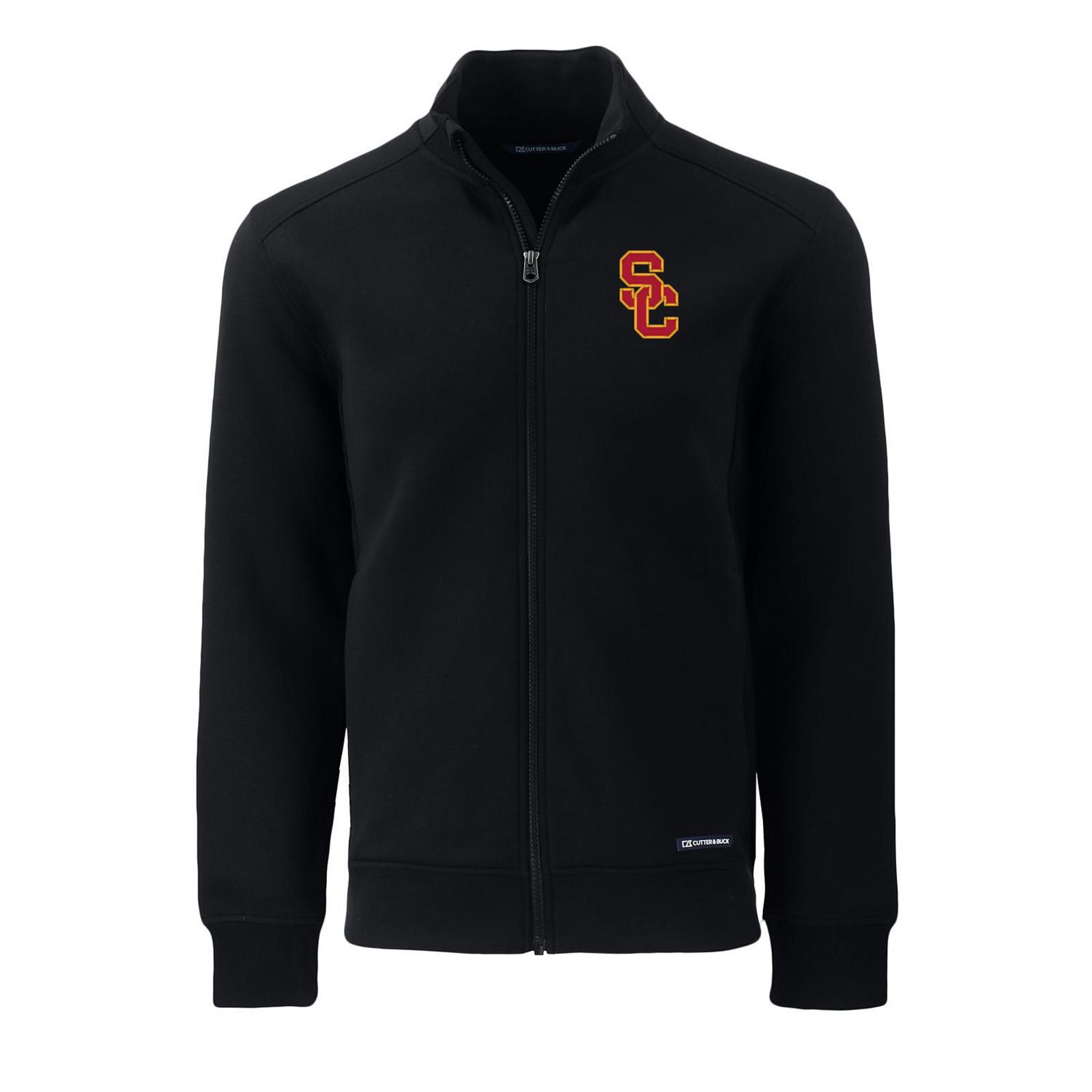 USC Trojans Men's Black SC Interlock Roam Eco Recycled Full Zip Jacket ...