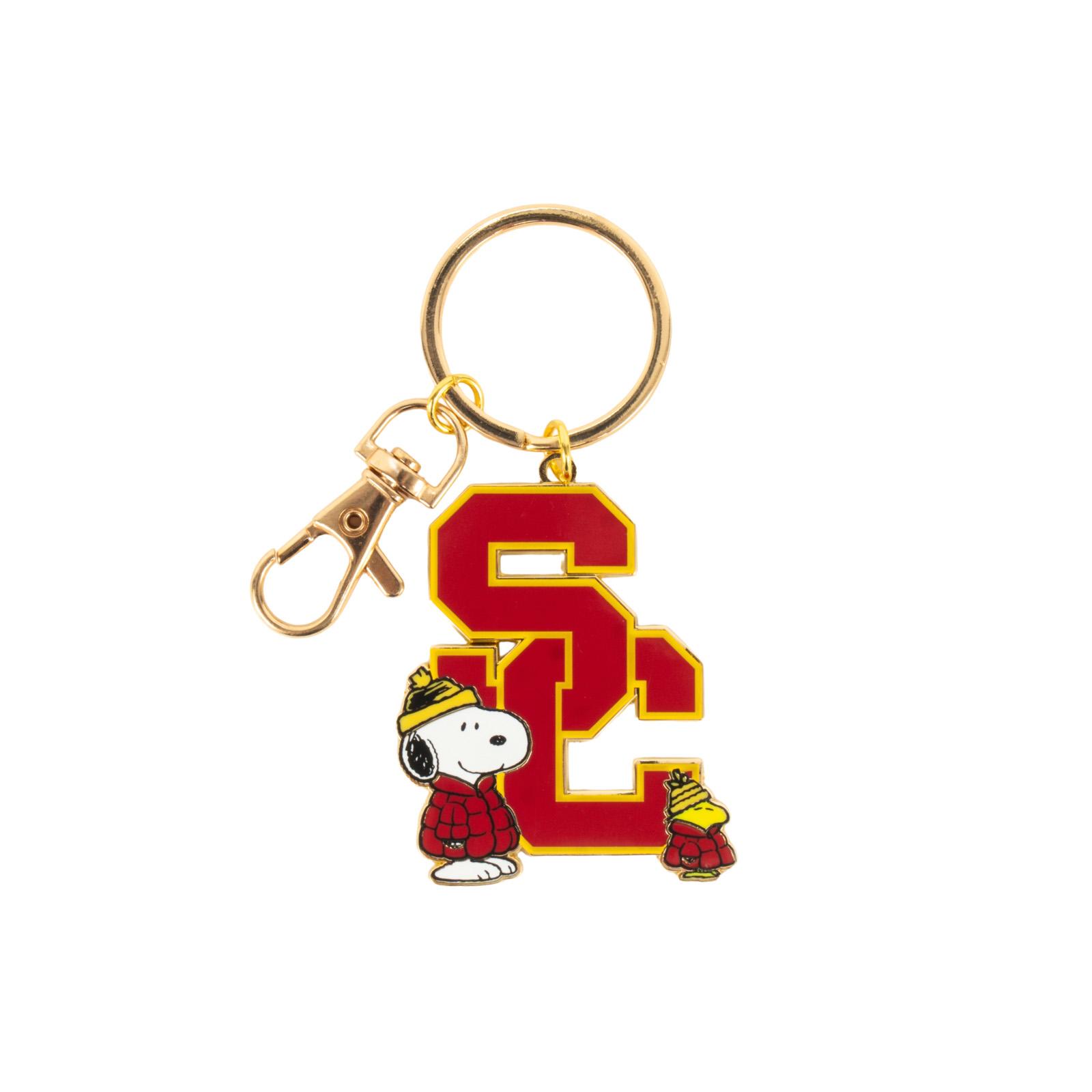 USC Trojans Cardinal SC Interlock Snoopy and Woodstock Puffer Jacket ...