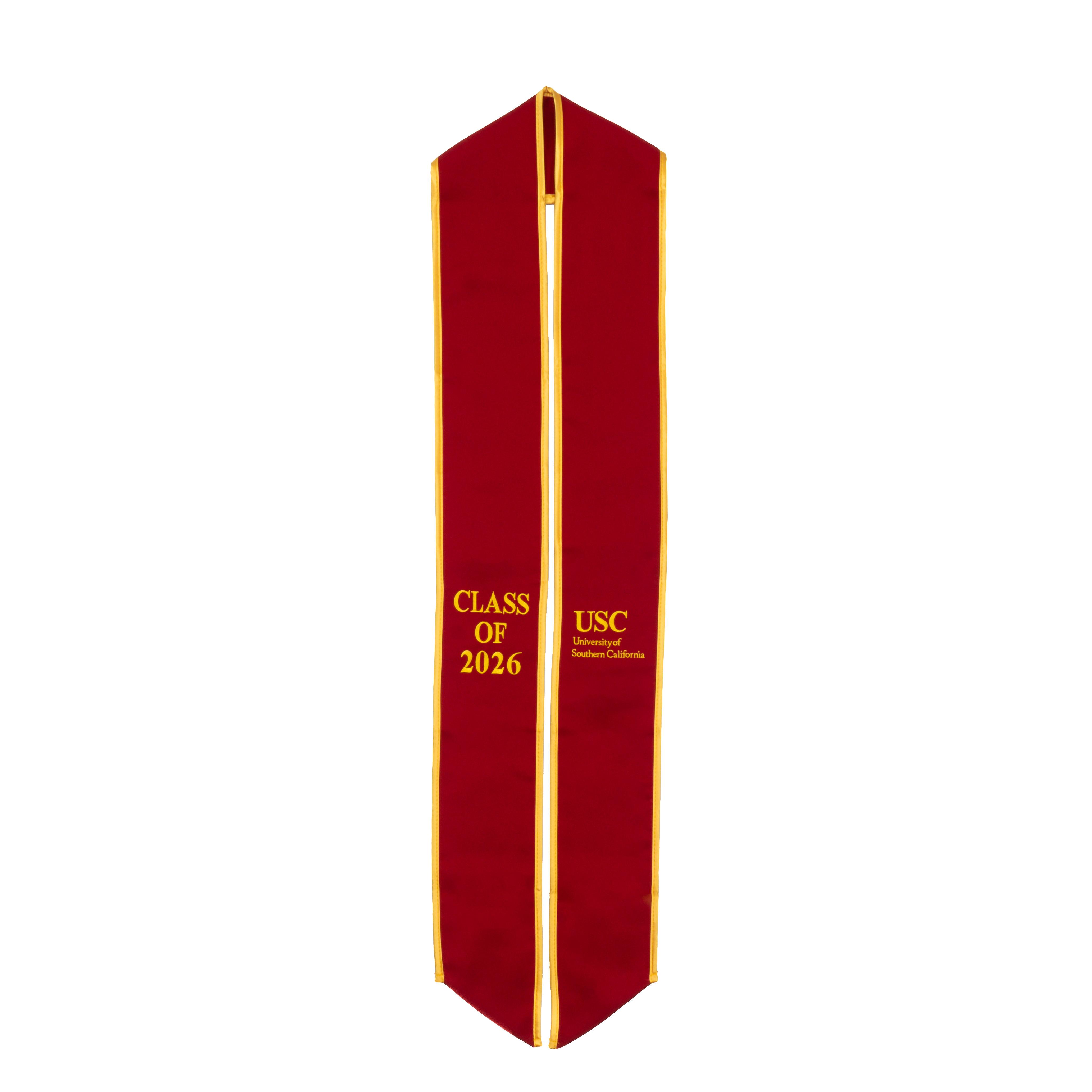 USC Trojans Logo Sash Class of 2026| USC Bookstores